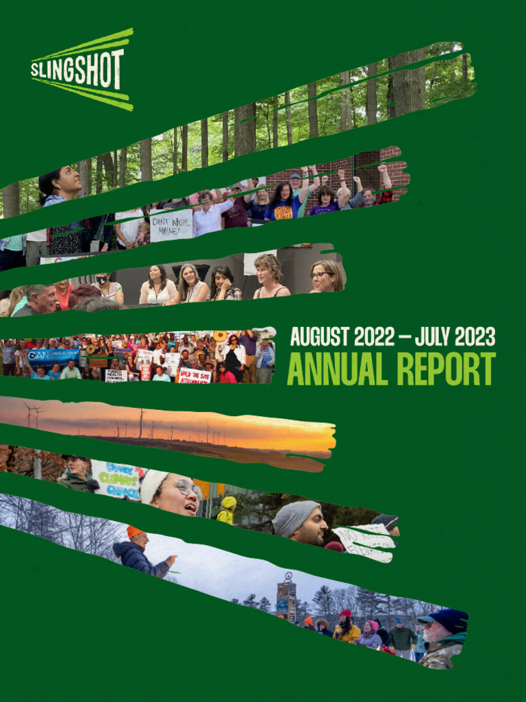 Slingshot Annual Report 2022-2023 | PDF | Pollution | Waste
