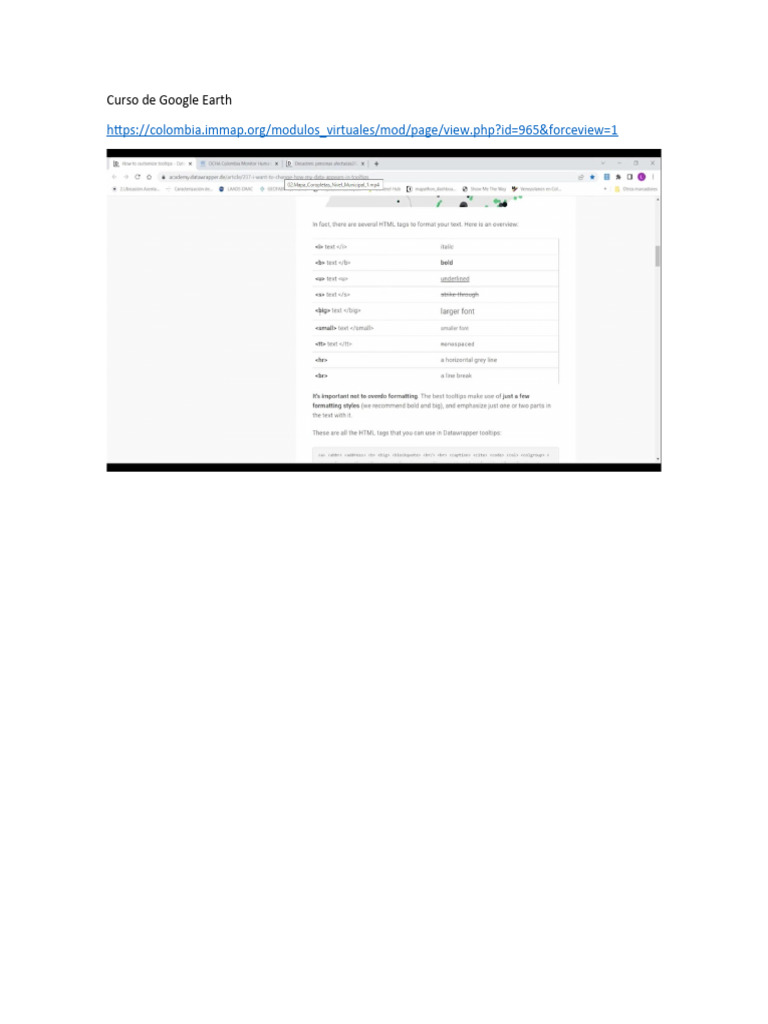Curso de Google Earth | PDF