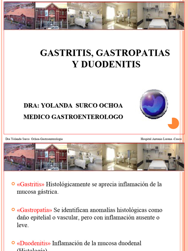 Gastritis y Duodenitis: Diagnóstico y Tratamiento | PDF | Enfermedades ...