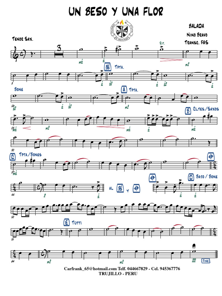 Un Beso y Una Flor - SR - 2023 - Completo | PDF | Foreign Language Studies