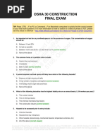 Answers For ClickSafety OSHA 30 Construction Final Exam - OSHA10Answers ...