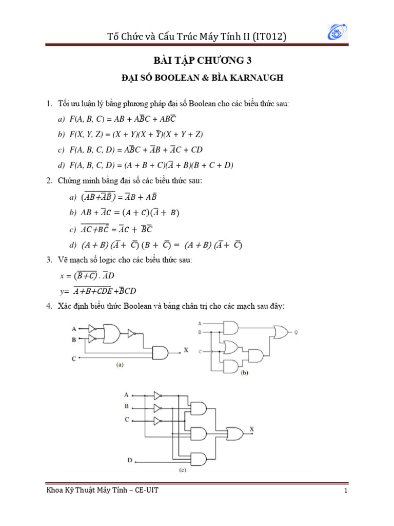 IT012 - Bai Tap Chuong 3 | PDF
