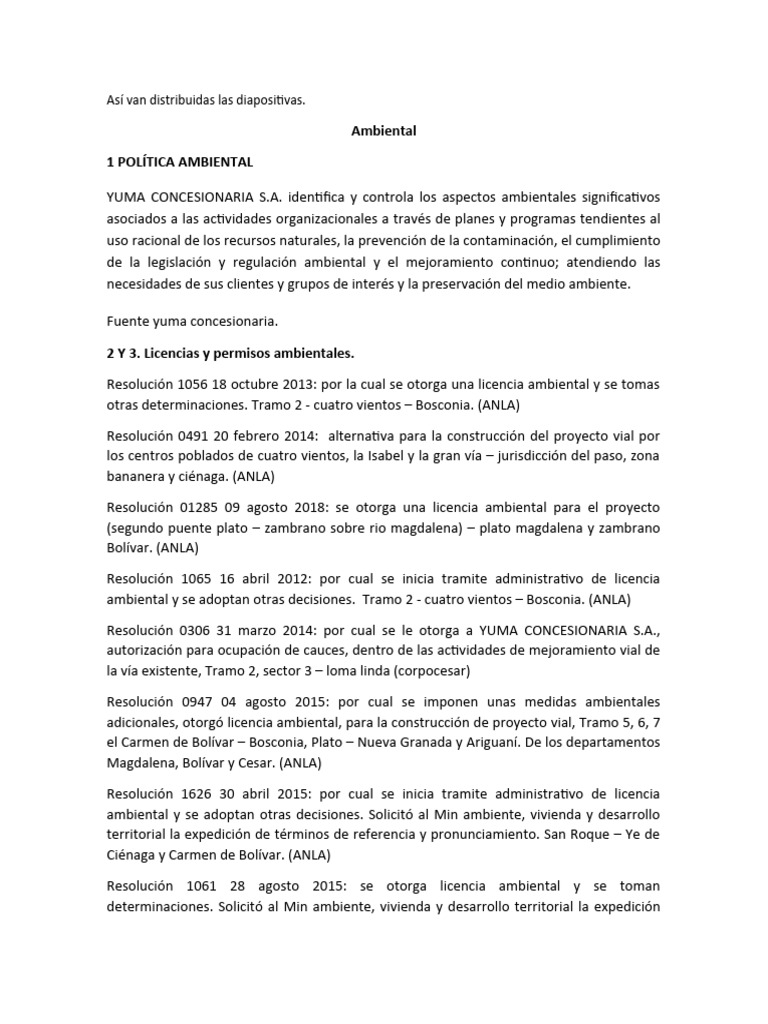 Yuma Ambiental Diapositivas Jorge | PDF | Entorno natural | Ciencias de la Tierra