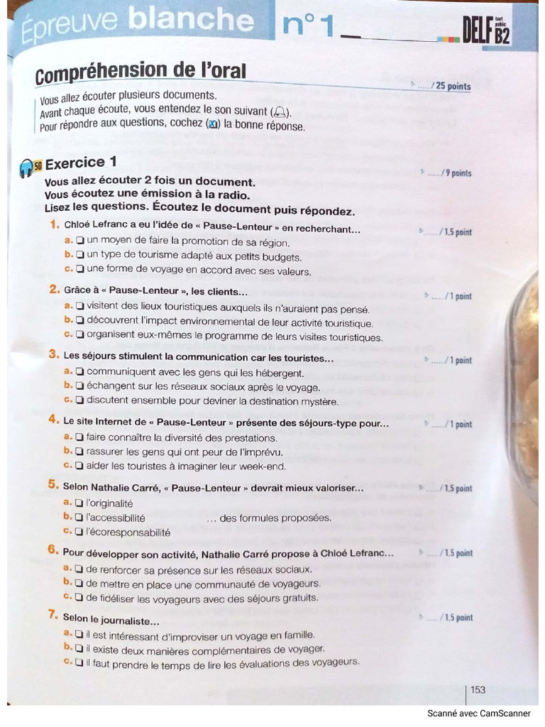 Épreuves Blanches 1-3 | PDF