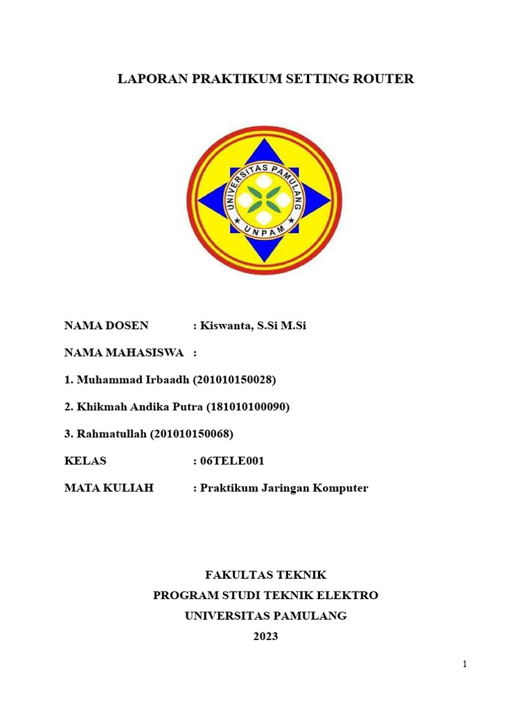 Laporan Jarkom | PDF