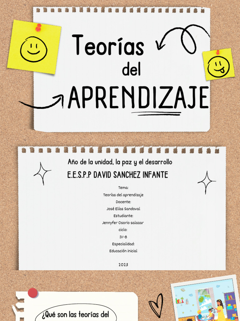 Teorias de Aprendizaje | PDF | Aprendizaje | Pensamiento