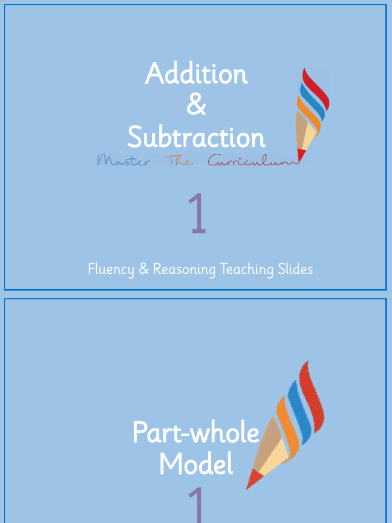 Addition & Subtraction: Fluency & Reasoning Teaching Slides | PDF ...