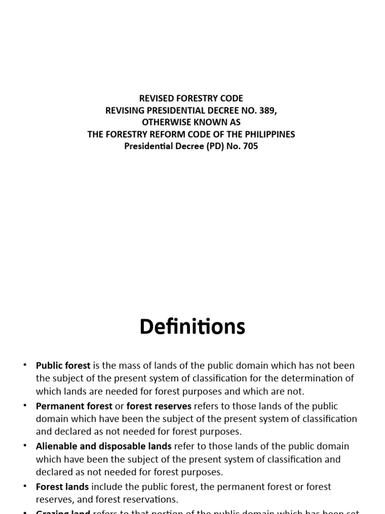 9th Meeting Revised Forestry Code | PDF | Forests | Logging