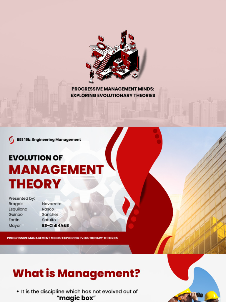 Evolution of Management Theory | PDF | Business