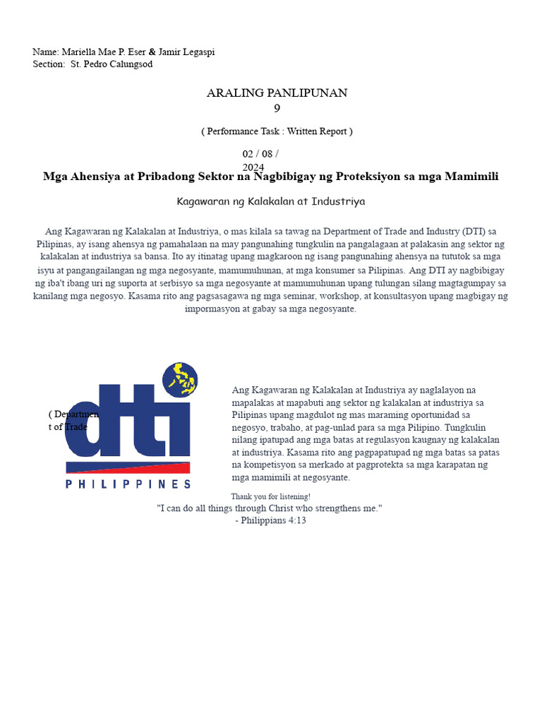 AP Reporting DTI | PDF