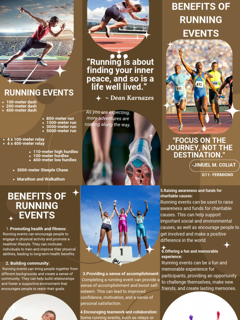 Brochure in Running Events (P.E) | PDF | Organizational Behavior ...