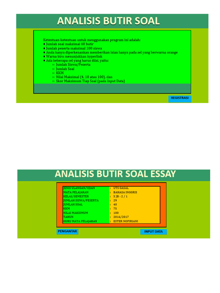 Analisis UTS GSL X JB-2 | PDF