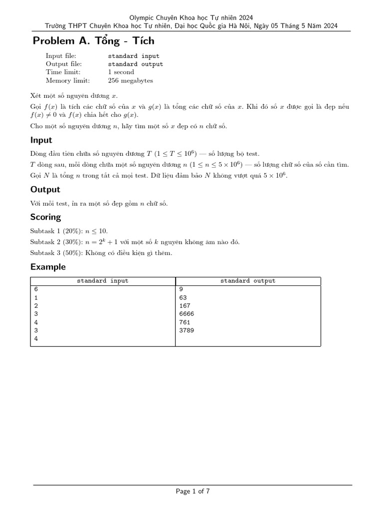 Sumprod VI | PDF