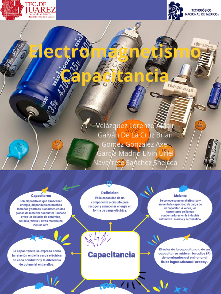 Partes y Funcionamiento de un Capacitor | PDF | Capacidad | Condensador