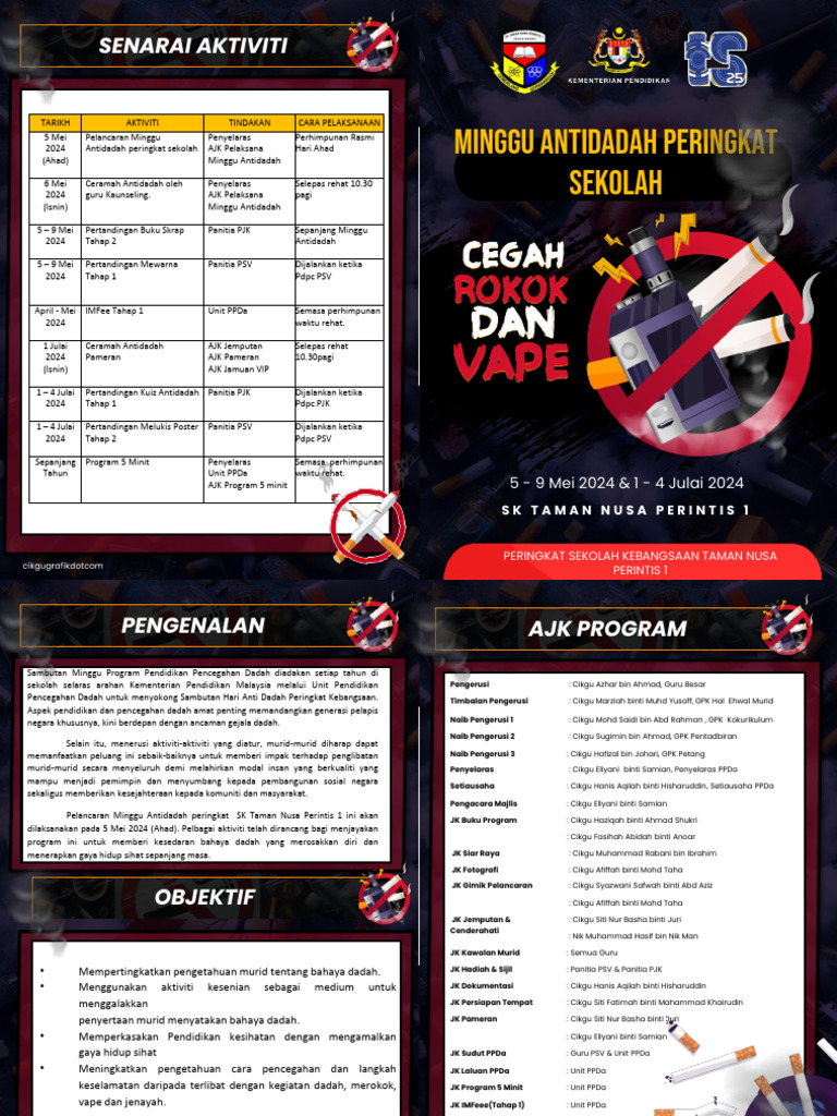 Buku Program Cegah Rokok Dan Vape 3 | PDF