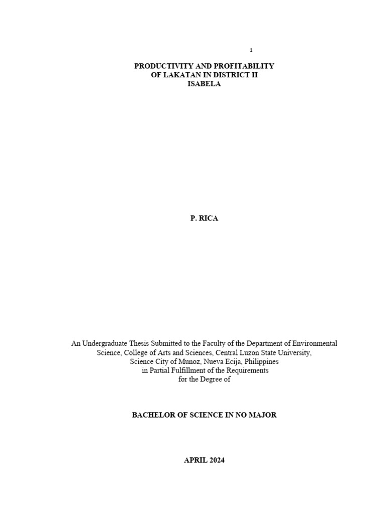 Thesis Binding | PDF | P Value | Multicollinearity