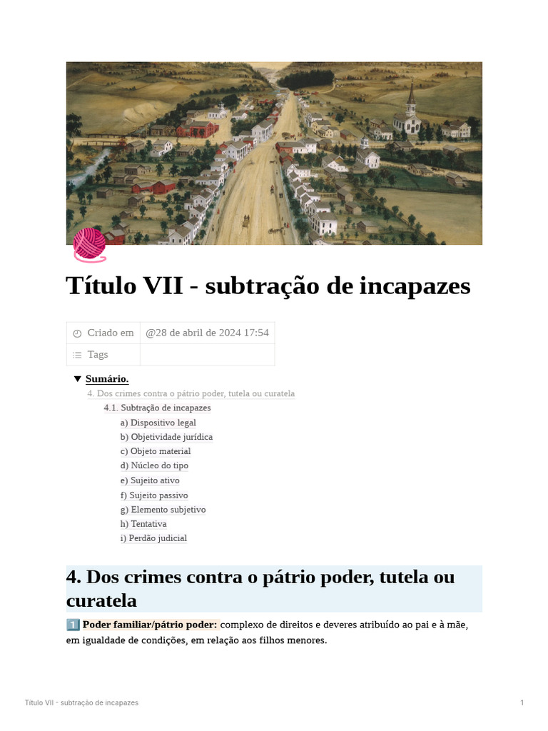 Subtração de Incapazes: Aspectos Legais | PDF | Crimes | Crime e Violência