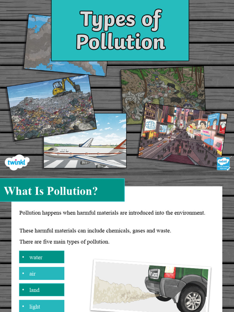 T TP 1691424068 Types of Pollution Powerpoint Ver 3 | PDF | Pollution ...