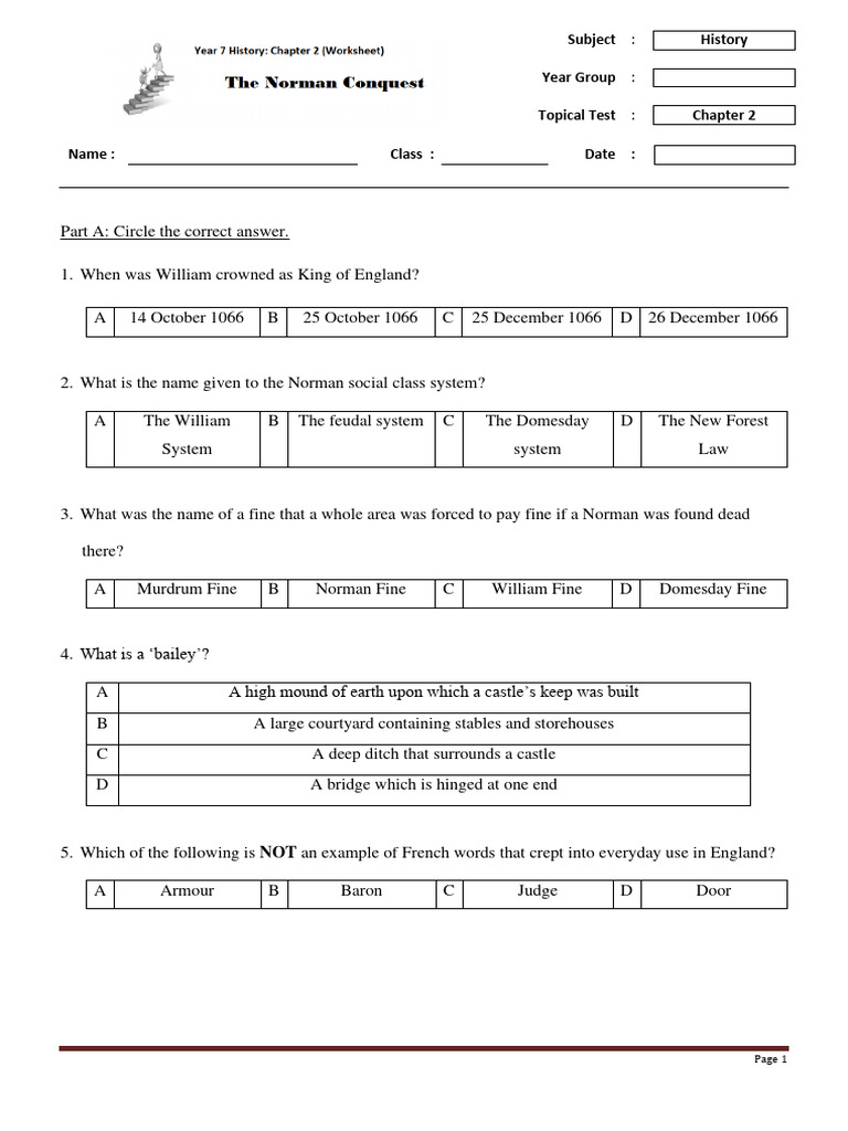 Topical Test 2 | PDF | Feudalism | Middle Ages
