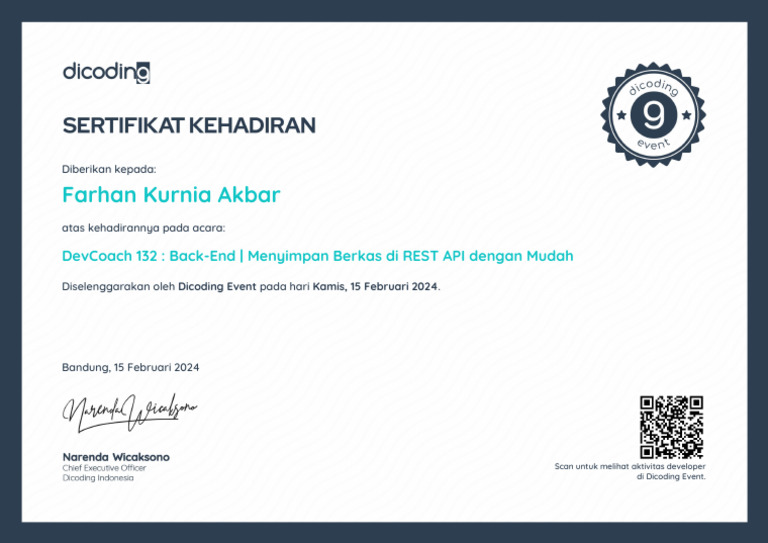 Devcoach 132 Back End Menyimpan Berkas Di Rest API Dengan Mudah ...