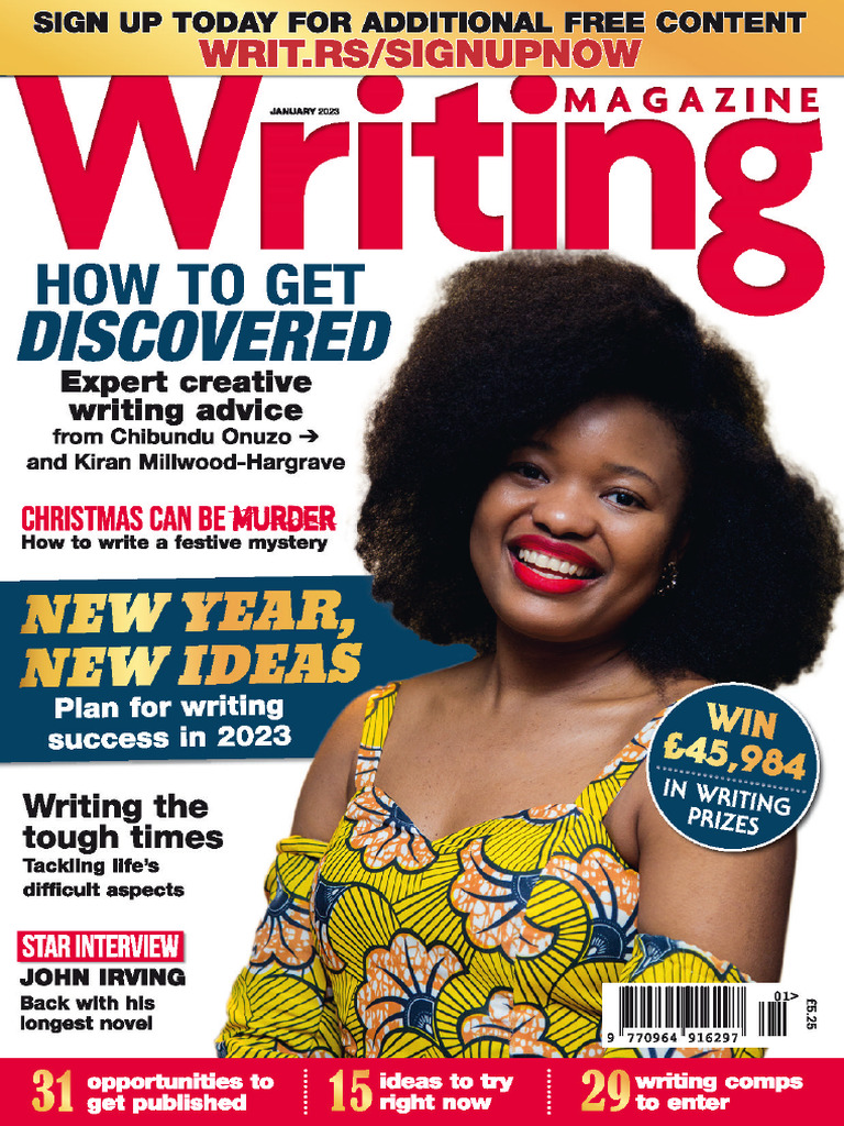 Writing Magazine January 2023 | PDF | Publishing | Books