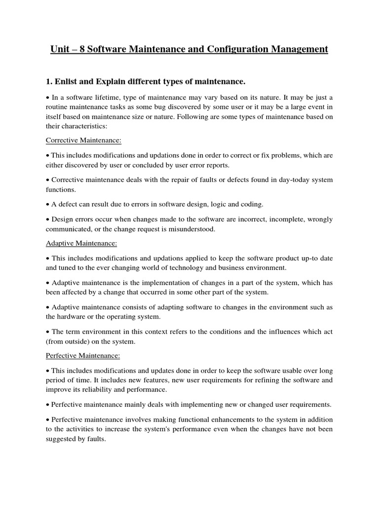 Unit 8 Material | PDF | Version Control | Abstraction (Computer Science)