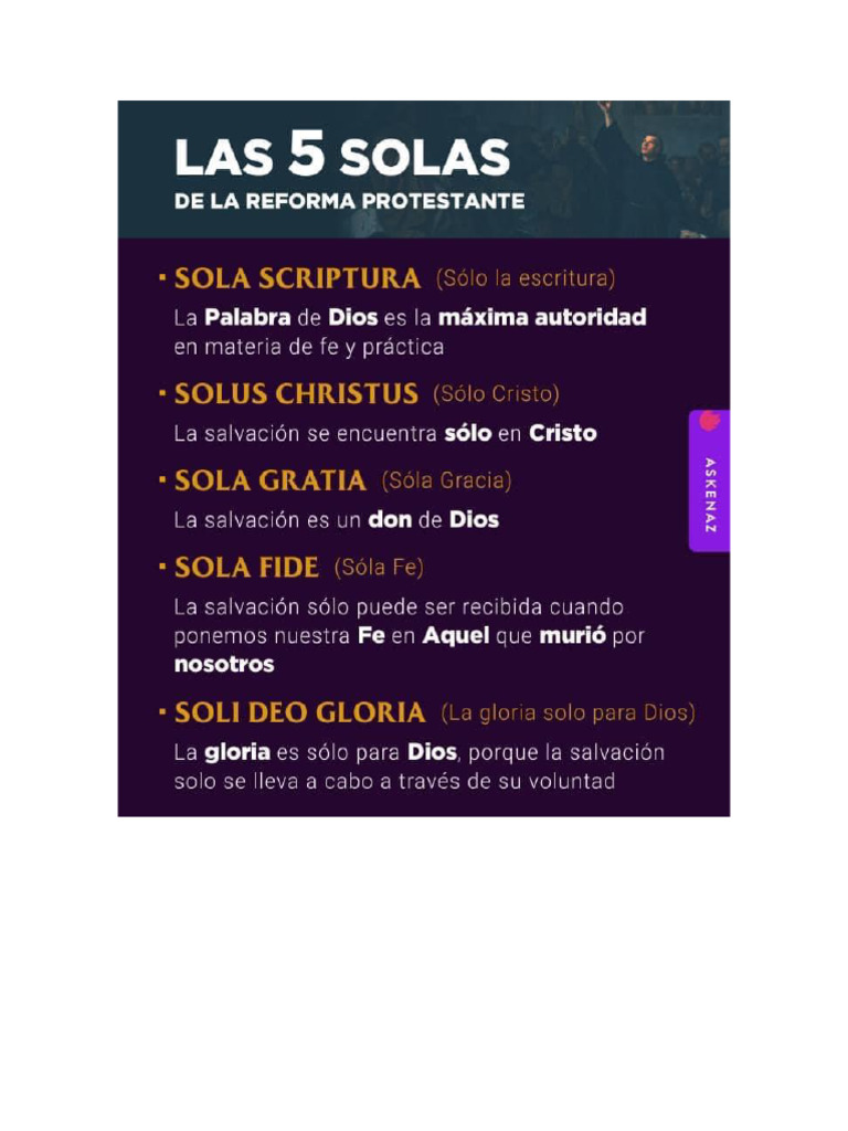 5 Solas | PDF
