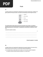 Physics Unit 1 Paper 2 2024 | PDF | Gases | Temperature