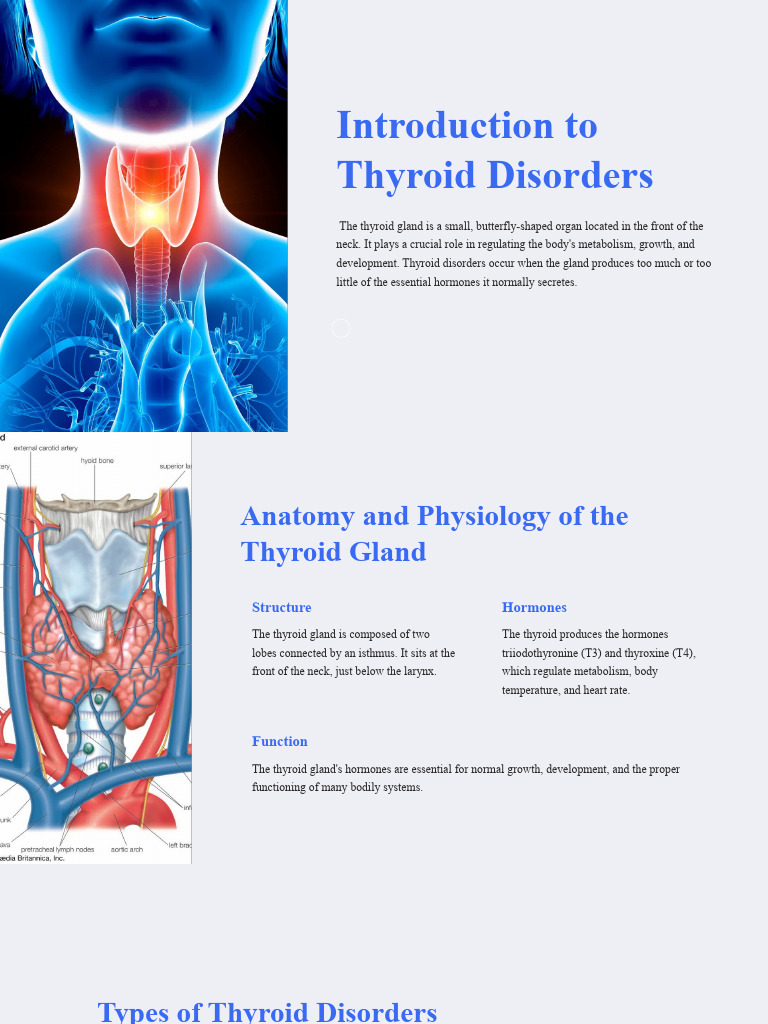 Introduction To Thyroid Disorders | PDF | Thyroid Disease | Thyroid