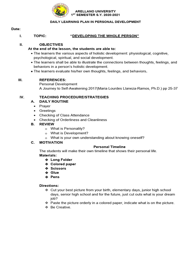 Cabudol DLP 5 Perdev 1 | PDF | Attitude (Psychology) | Emotions