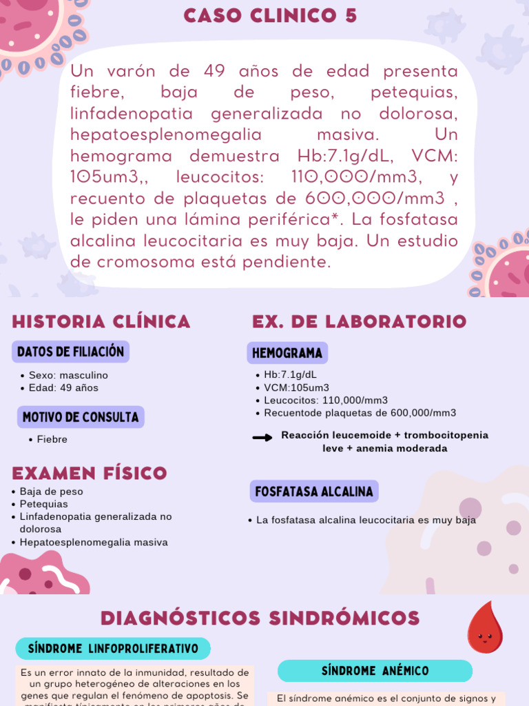 Diagnóstico Por Laboratorio Caso Clínico N02 | PDF | Leucemia | Sangre