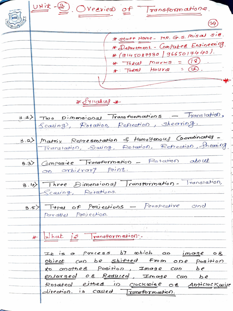 GSM CGR Unit 3 | PDF