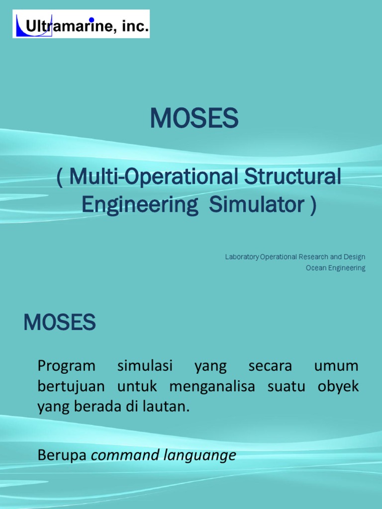 MOSES: Ocean Engineering Simulation Tool | PDF