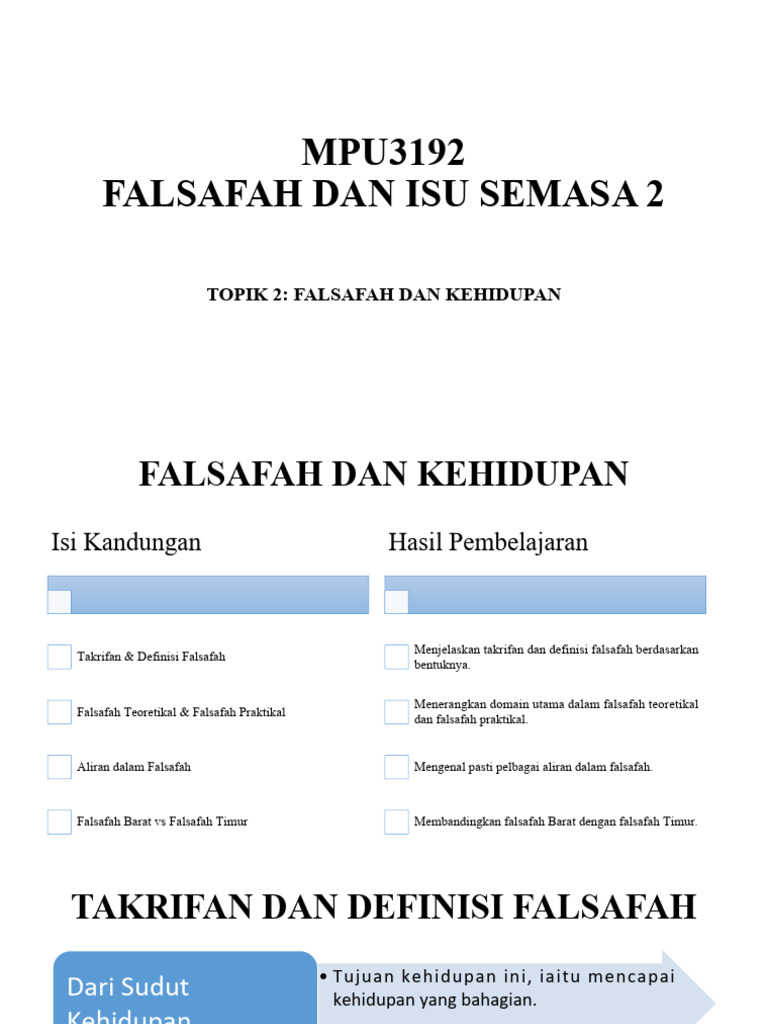 Falsafa Slide Note Topic 2 | PDF | Sains & Matematika
