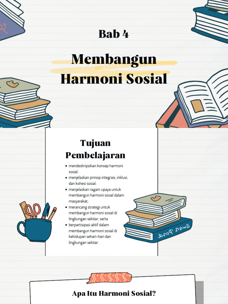 Harmoni Sosial | PDF | Ilmu Sosial