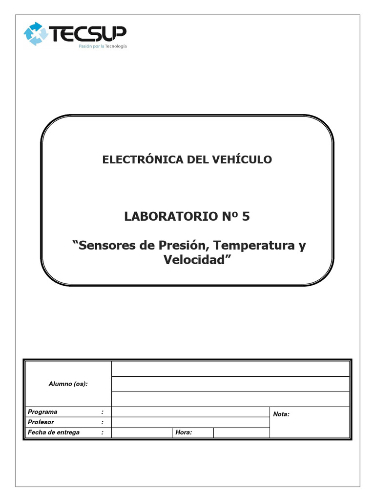 Lab05 Sensores-2 | Descargar gratis PDF | Sensor | Laboratorios