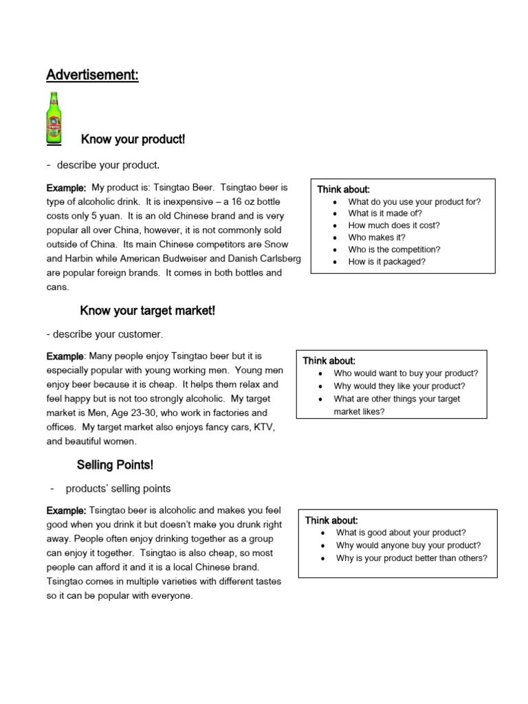 Product Marketing Guide | PDF | Beer | Brand