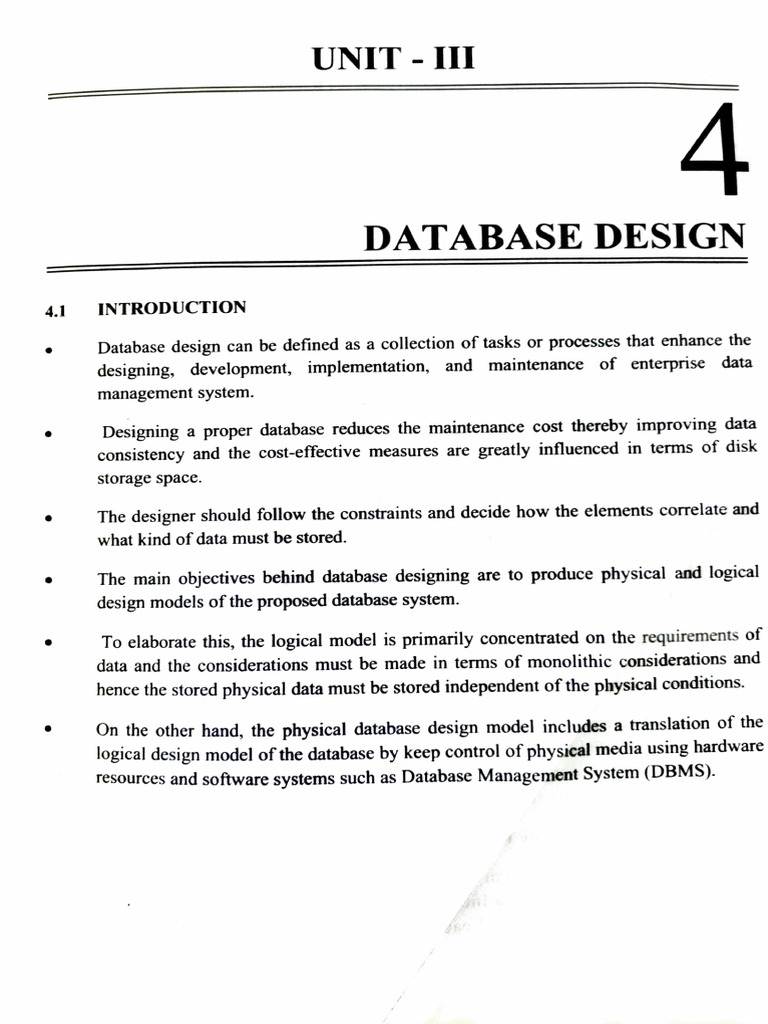 Unit III --- RDBMS | PDF
