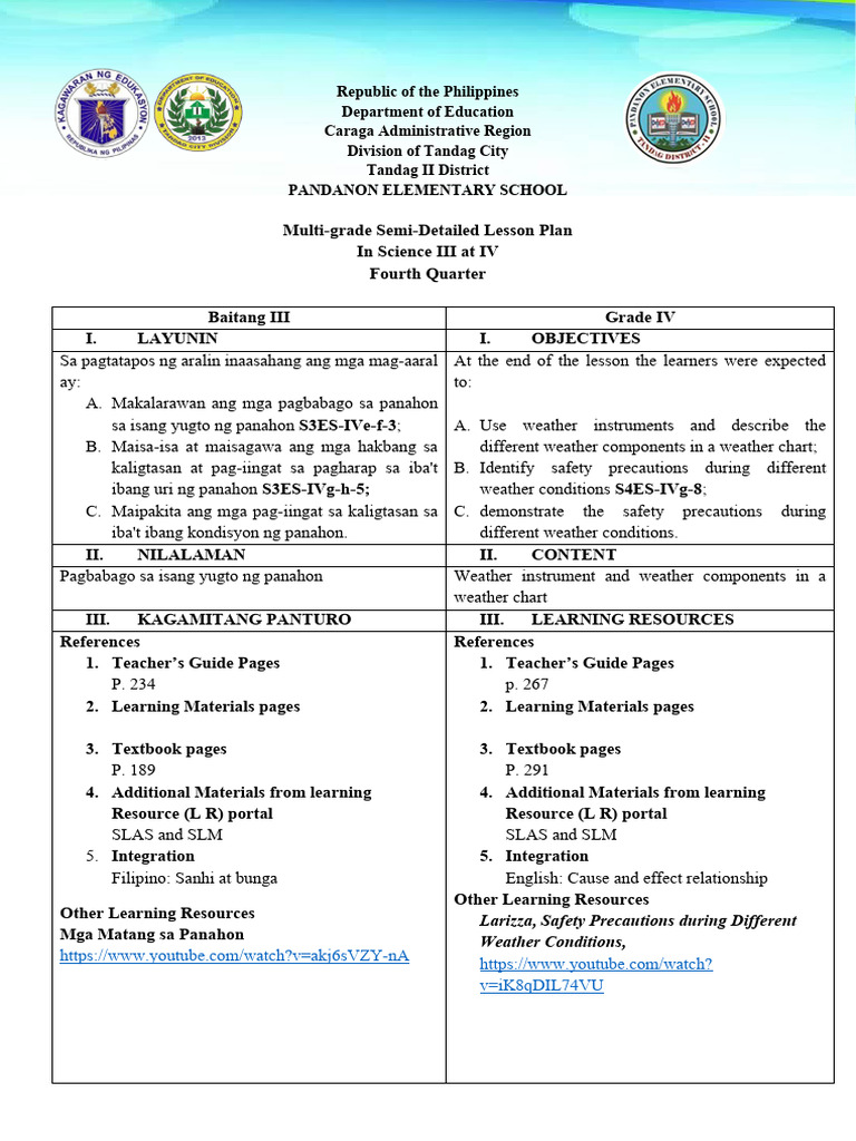 2024 Cot Science 4th Quarter g3-g4 | PDF