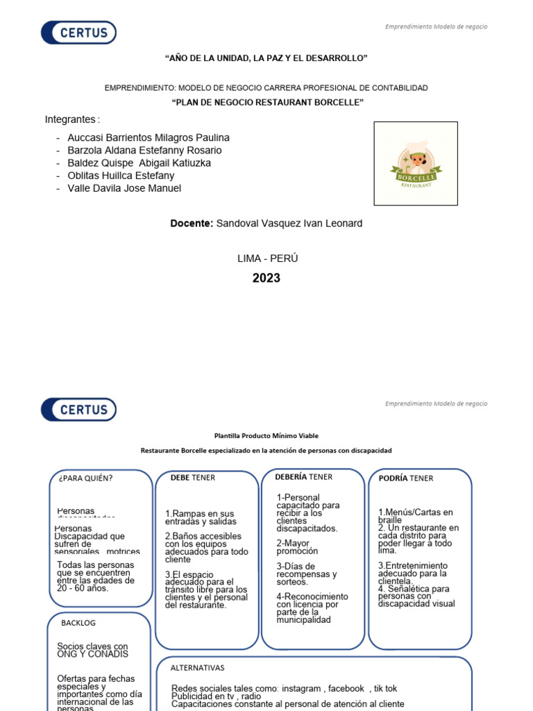 Plantilla PMV | Descargar gratis PDF | Diseño | Modelo de negocio