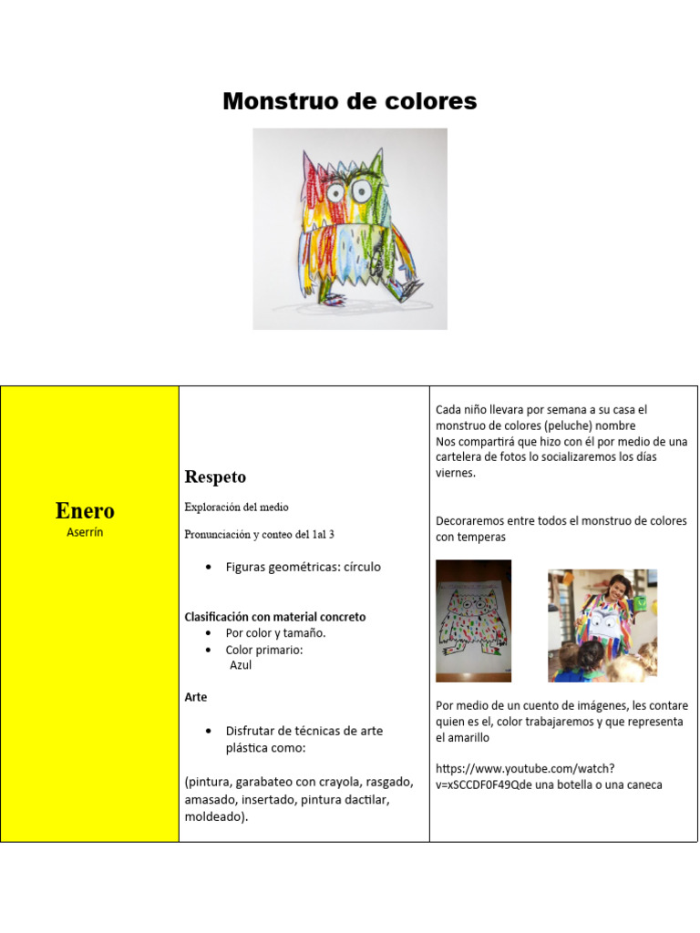 Monstruo de Colores | PDF | Color