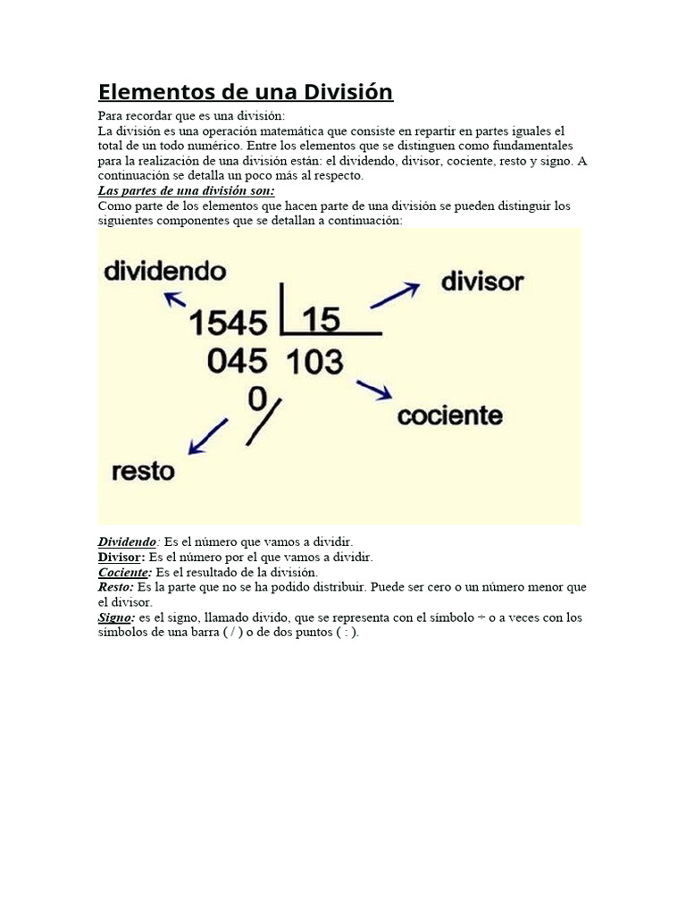 División de Números Naturales 6to grado | PDF