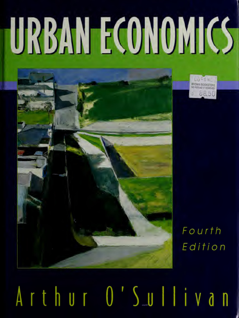 Urban Economics Arthur OSullivan | PDF | Taxes | Supply And Demand