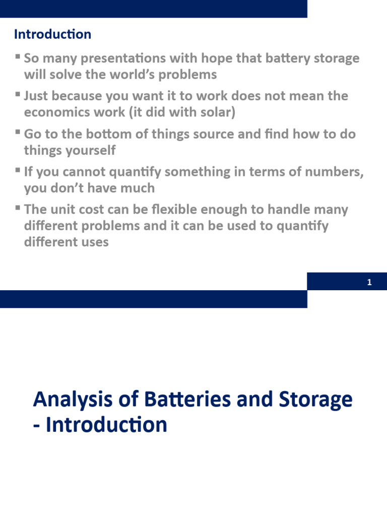 Battery Analysis | Download Free PDF | Energy Storage | Lithium Ion Battery