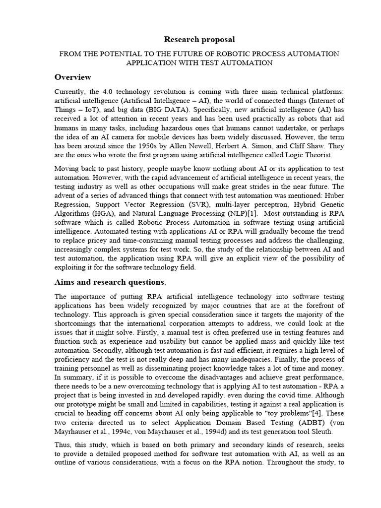 Research-proposal | PDF | Artificial Intelligence | Intelligence (AI ...