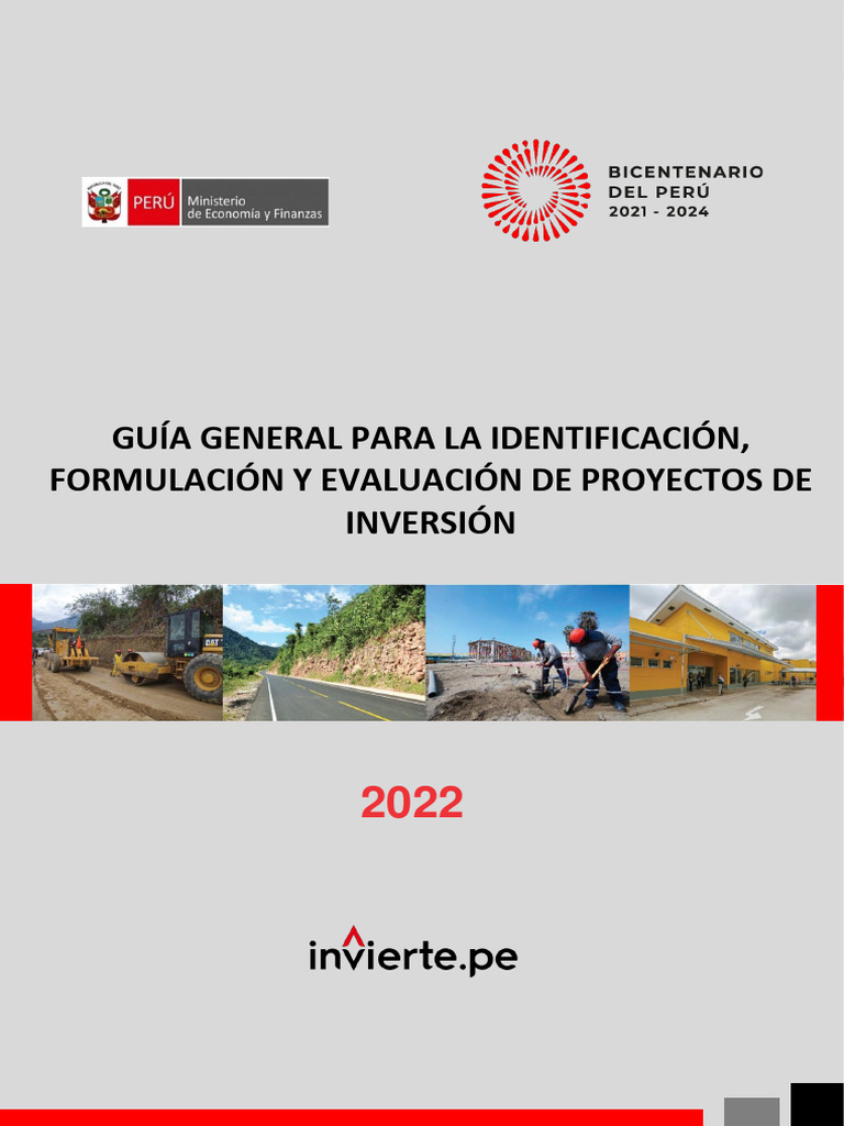 Guia para Elaboración de Proyectos Del MEF | PDF | Evaluación | Conocimiento