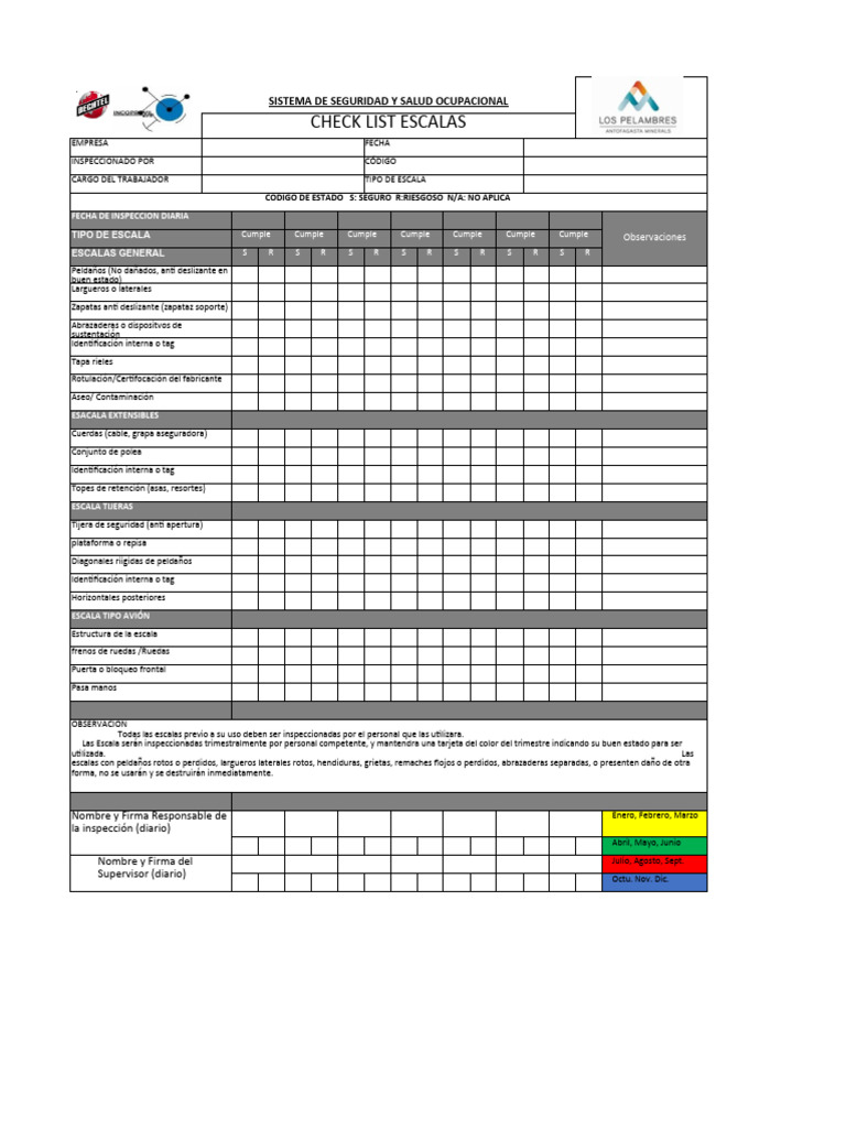 Check Lis Escalas | PDF