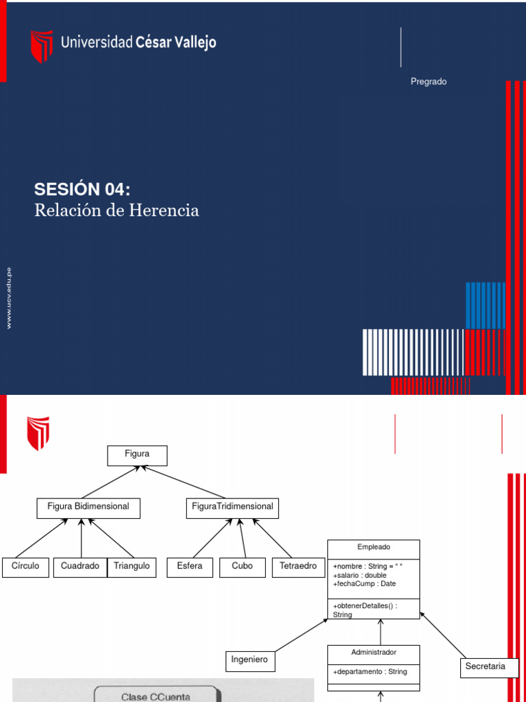 Sesion 1 | PDF | Herencia (Programación Orientada a Objetos) | Ingeniería de software