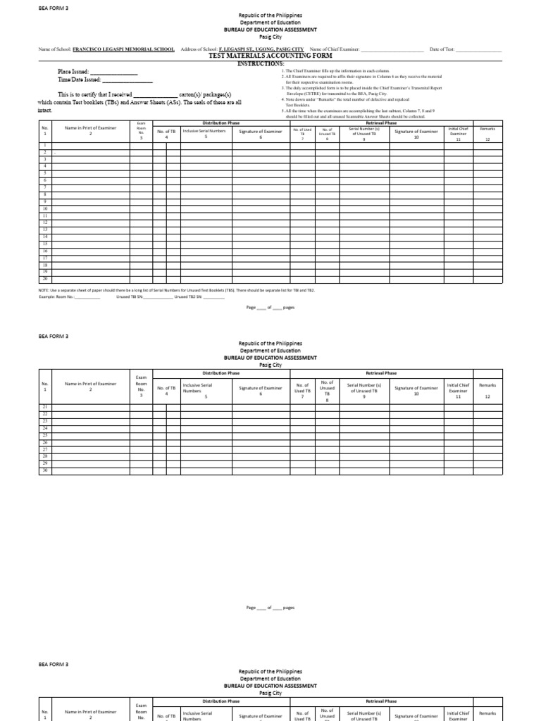 Elln - List-Modified-Blank | PDF