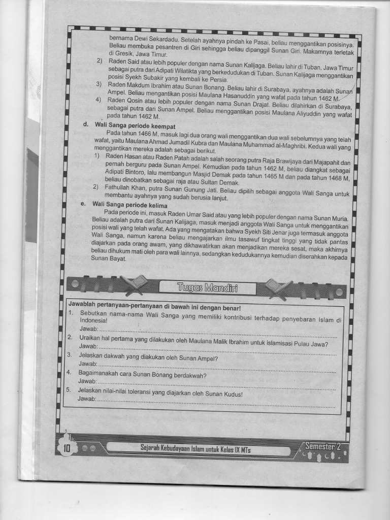 Sejarah Wali Sanga dan Peran Mereka | PDF